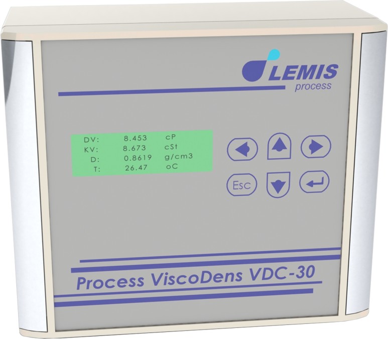Low Flow Rate Density & Viscosity Meter VDC-30 - LEMIS Process